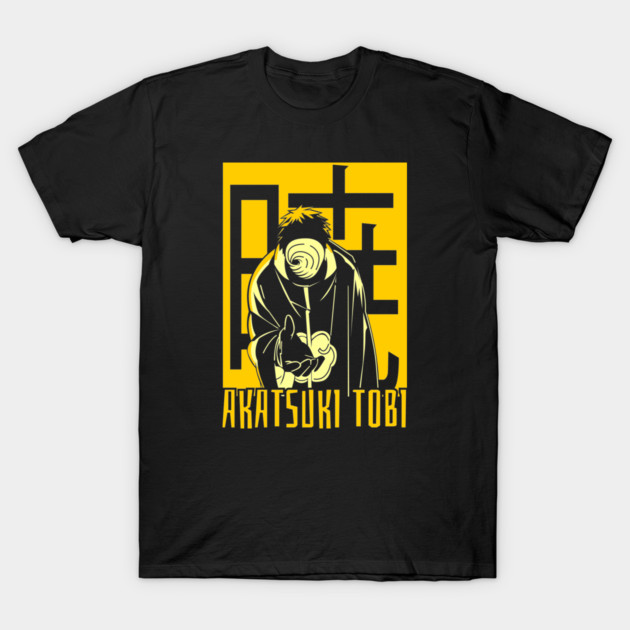 Tobi/Obito Akatsuki (Naruto Anime) - Anime Character Art - T-Shirt ...