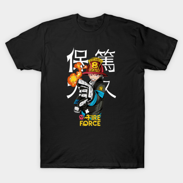 Shinra Kusakabe (Fire Force) - Anime Characters - T-Shirt | TeePublic