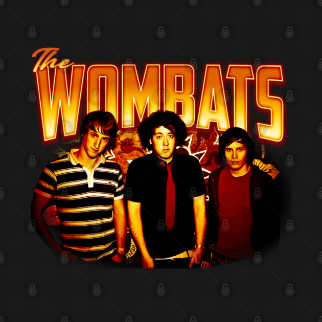 Retro Style Indie Rock Band 90s - The Wombats - T-Shirt | TeePublic