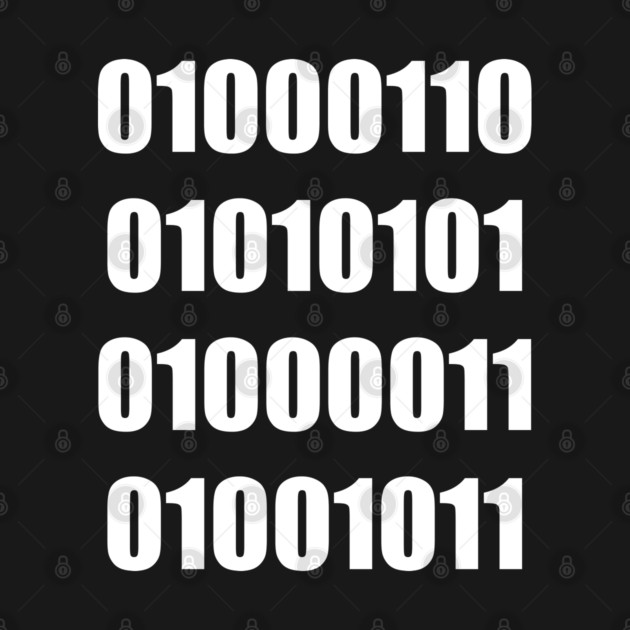 computer word in binary code