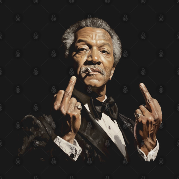 MIDDLE FINGER REDD FOXX MEME smokes - Redd Foxx - T-Shirt | TeePublic