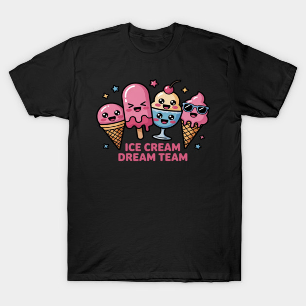 Ice Cream Dream Team – Cute Kawaii Summer - Ice Cream Dream Team Cute ...