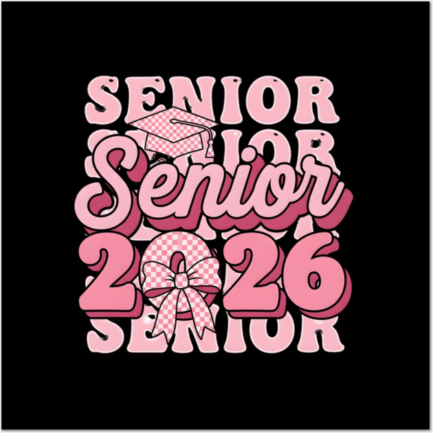 Senior 2026 Class of 2026 Coquette Pink Bow Graduation 2026 - Senior ...