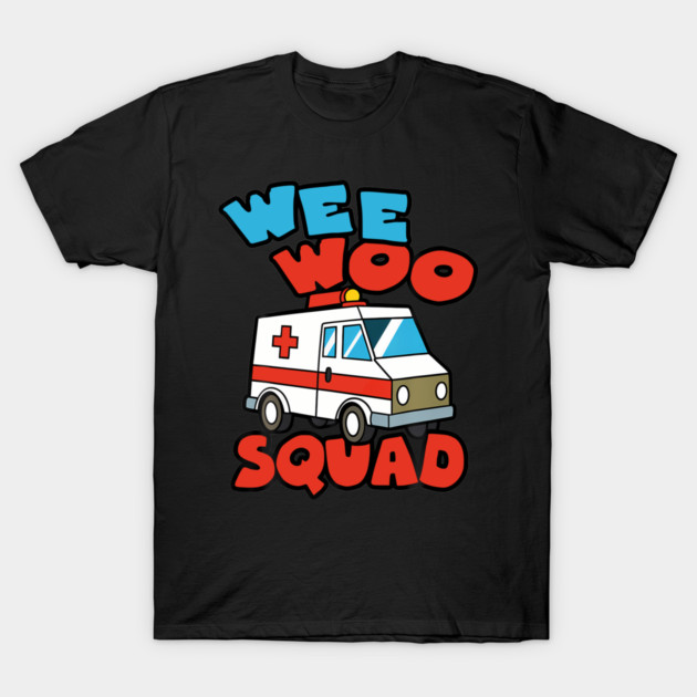 Wee Woo Squad Ambulance EMT Paramedic Cartoon First Responder - Wee Woo ...
