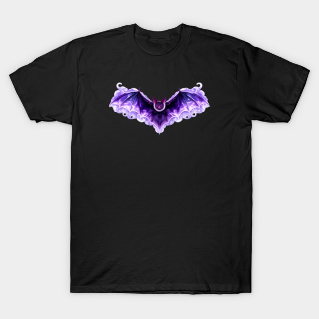 Gothic Bat - Purple Mist - Vampire Bat - T-Shirt | TeePublic