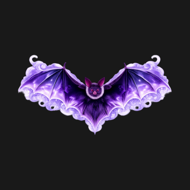 Gothic Bat - Purple Mist - Vampire Bat - T-Shirt | TeePublic