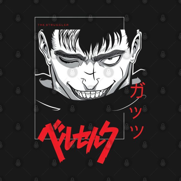 Relentless Warrior Driven by Pure Hatred - Berserk - T-Shirt | TeePublic