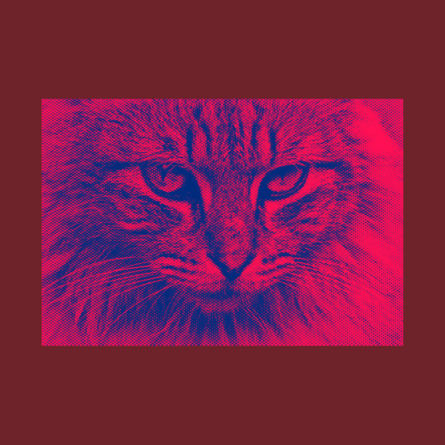 face cat - Cat - T-Shirt | TeePublic