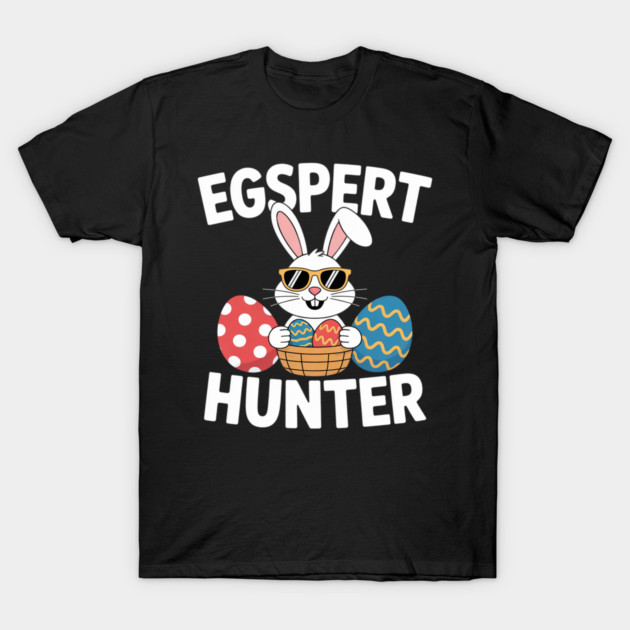 Eggspert Egg Hunter Easter Boys Girls Cool Bunny - Eggspert Egg Hunter ...