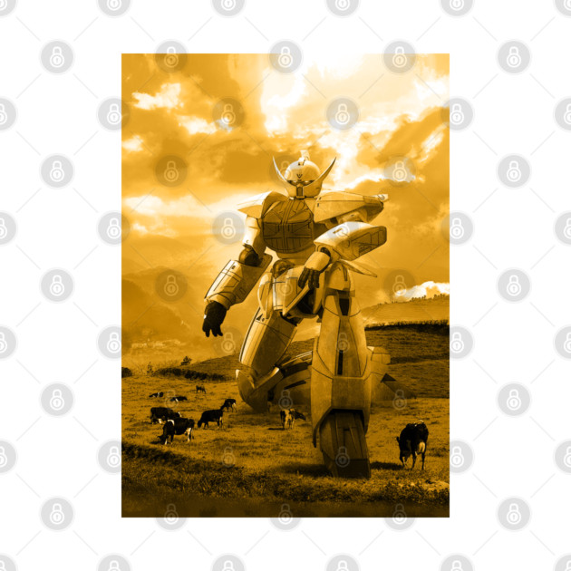 turn a gundam gold turn a gundam illustration - Turn A Gundam - T-Shirt ...