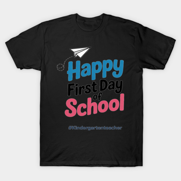 Kindergarten Teacher Happy First Day Of School Cute Women ...