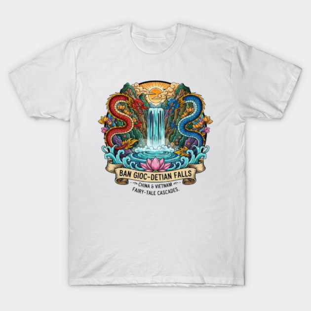 BAN GIOC - DETIAN FALLS - Waterfall - T-Shirt | TeePublic