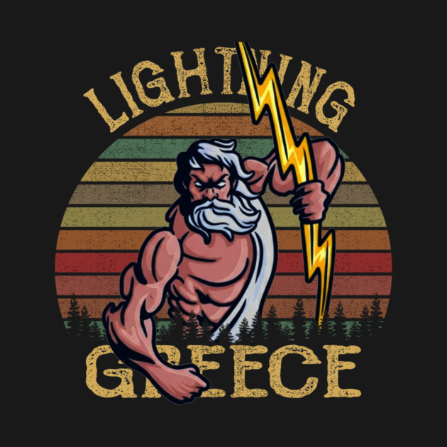 Electric Summer Greece Lightning Sunset Vintage Retro Travel Aesthetic ...
