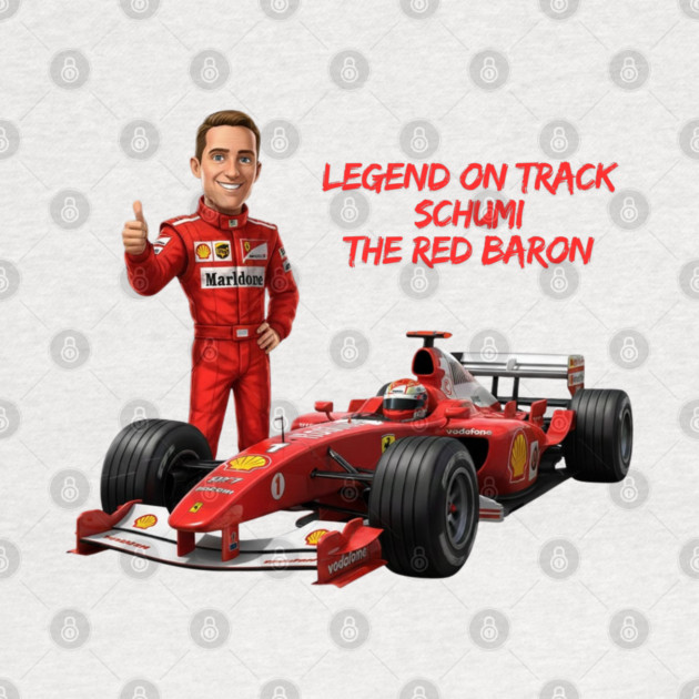Legend On Track 'Schumi' The Red Baron - Michael Schumacher - Hoodie ...
