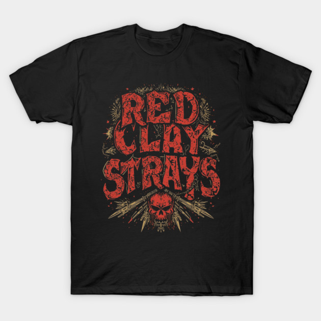 the red clay strays formed fan art - Country Music - T-Shirt | TeePublic