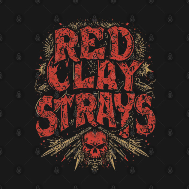 the red clay strays formed fan art - Country Music - T-Shirt | TeePublic