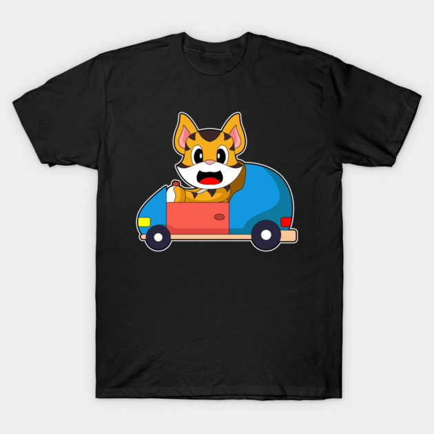 Tiger Car - Tiger - T-Shirt | TeePublic