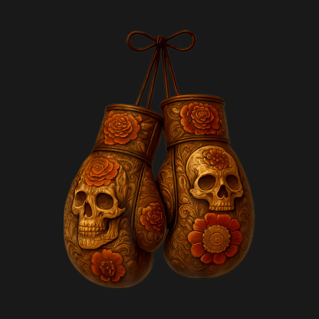 Mexican Boxing Gloves Aztec Mayan Fighter - Mexican Boxing Heritage - T ...
