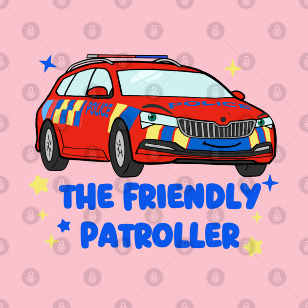 Cute NZ Police Car - The Friendly Kiwi Patroller (Red) - Police Car ...