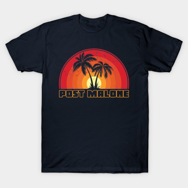 Post Malone - Vintage Retro in Sunset - Post Malone - T-Shirt | TeePublic
