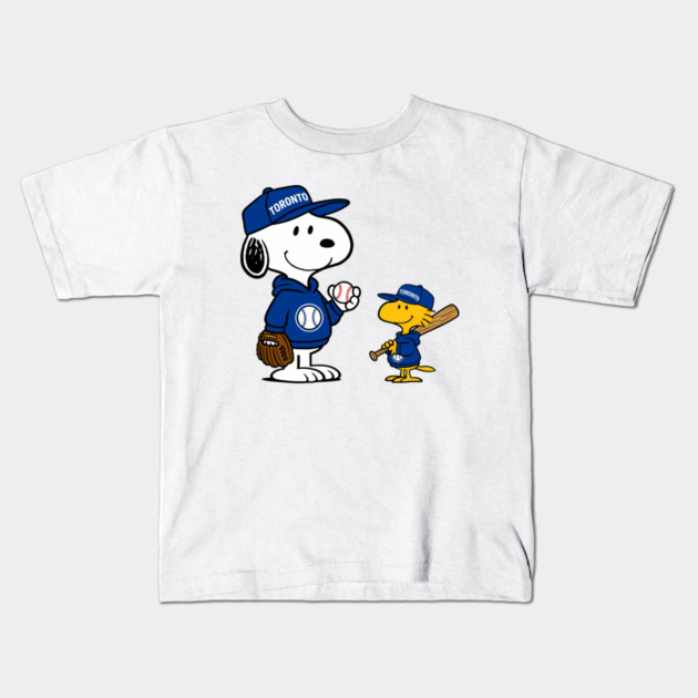Toronto Blue Jays - Snoopy & Woodstock Baseball Style M058 - Vintage ...