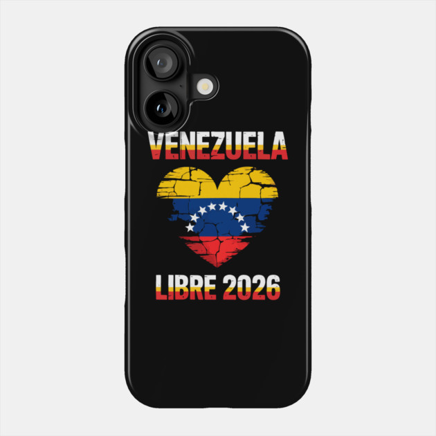 Venezuela Libre 2026 Freedom Heart Flag Design - Venezuela Libre ...