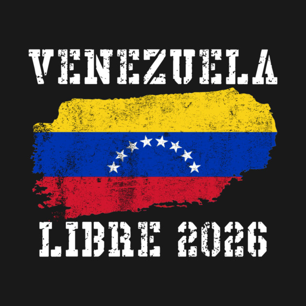 Venezuela Libre 2026 Free Venezuela Heart Flag - Venezuela Libre 2026 ...