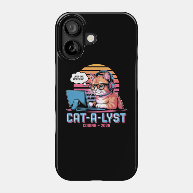 Funny Coding Cat Design 2026-Cat-A-Lyst Programmer Humor - Programmer ...