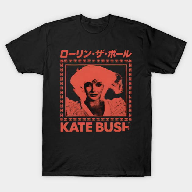 Kate Bush Portrait With Japanese Typography - Kate Bush Portrait - T ...