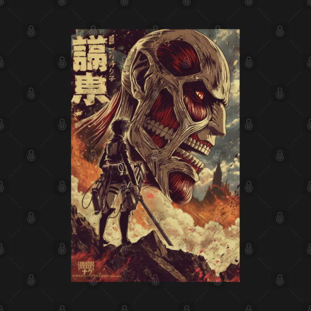 Colossal Titan Movie Poster - Attack On Titan - T-Shirt | TeePublic