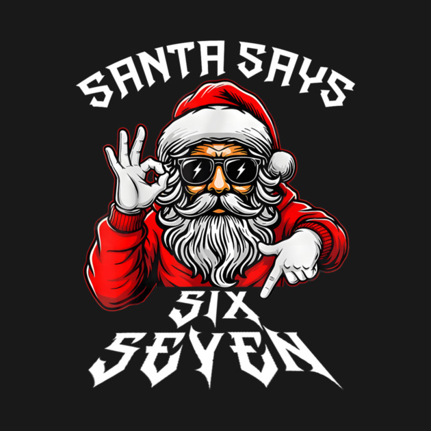Santa 6 7 Six Seven Gen Z Alpha Slang - Christmas Santa Meme - Bag ...