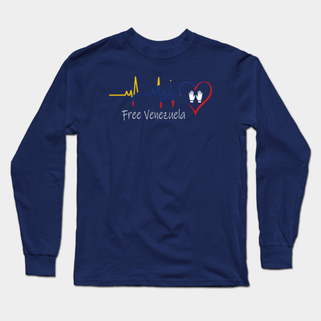 Venezuela Free 2026 💛💙 ️Venezuela Flag - Venezuela Flag - Long Sleeve T ...