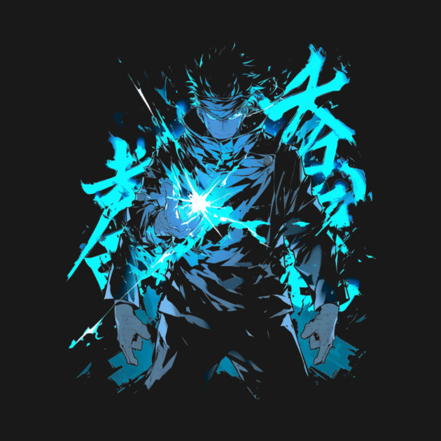 Gojo Satoru Silhouette Fan Art - Gojo Satoru - T-Shirt | TeePublic