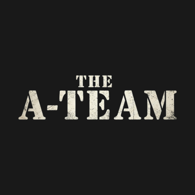 The A-Team 80s TV Show Logo - The A Team 80s Tv Show Logo - T-Shirt ...