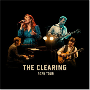 The Clearing 2025 Tour Band Posters and Art Prints for Sale | TeePublic