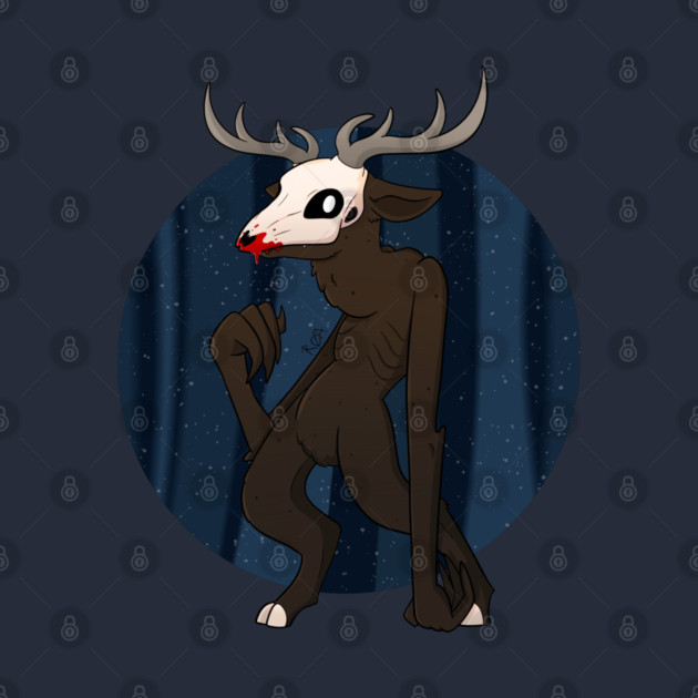 chibi deer skull
