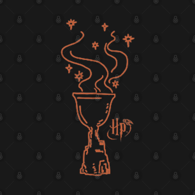 Wizarding Tournament Magical Fire Cup - Fire Cup - T-Shirt | TeePublic