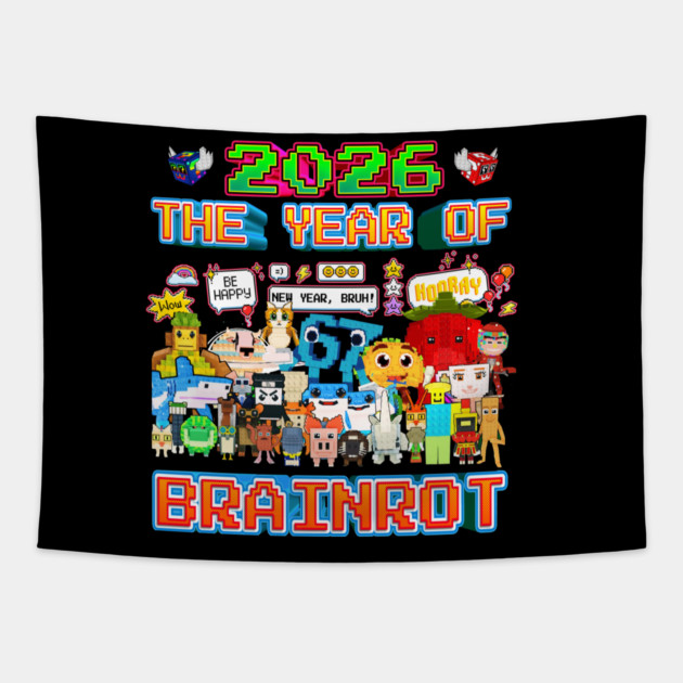 2026 The Year of Brainrot Funny for Brainrot Gamer Boys Kids Teens ...