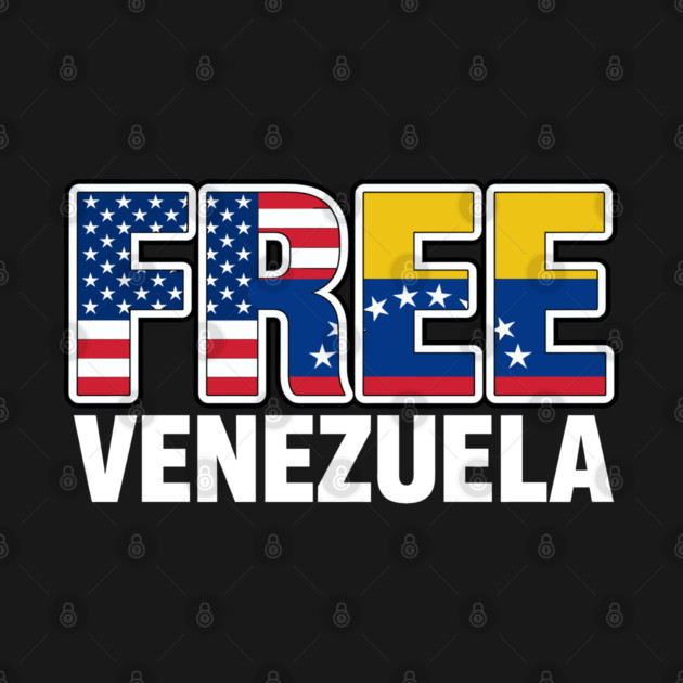 Venezuela Libre 2026 Free Venezuela USA Flag - Free Venezuela - Bag ...