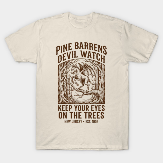 Pine Barrens Jersey Devil Watch Vintage Cryptid Folklore - Jersey Devil ...