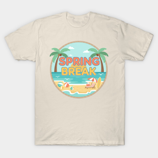 Vibin on Spring Break - Spring Break - T-Shirt | TeePublic