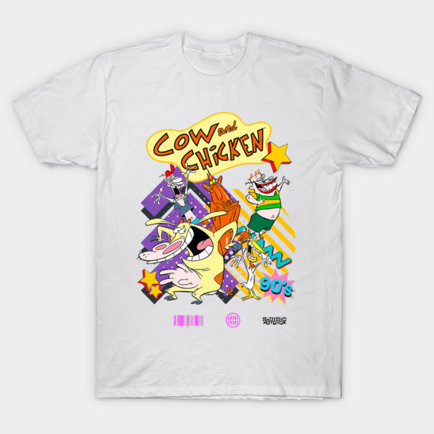 Cow and Chicken – Wild 90s Cartoon Network Art - Cow And Chicken - T ...