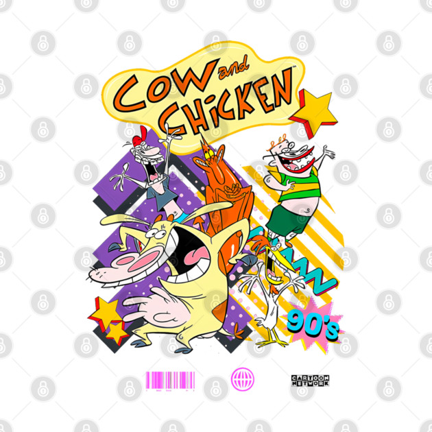 Cow and Chicken – Wild 90s Cartoon Network Art - Cow And Chicken - T ...