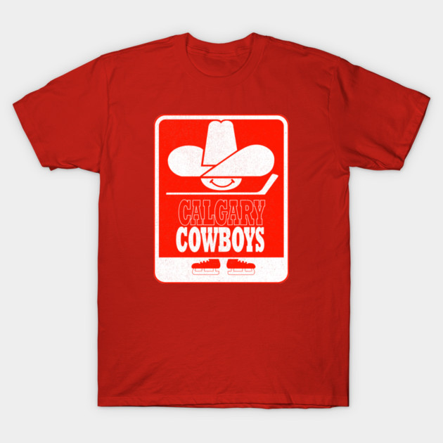 Defunct Calgary Cowboys Hockey - Calgary - T-Shirt | TeePublic