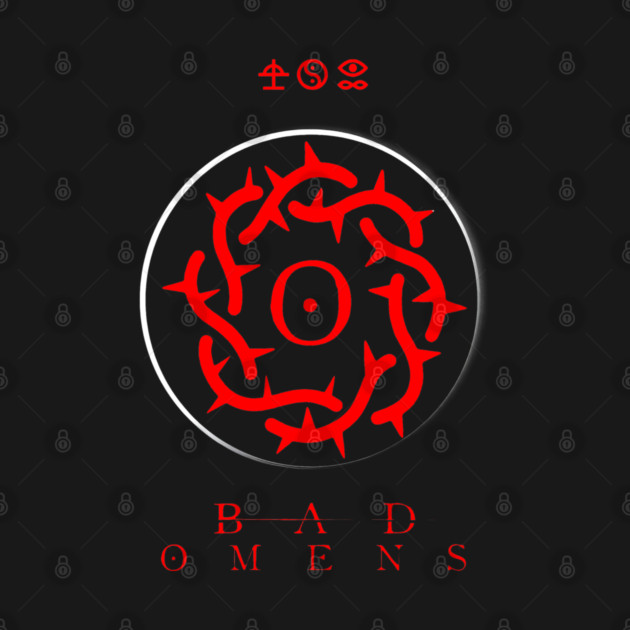 Symbols Red Metalcore - Bad Omens - T-Shirt | TeePublic