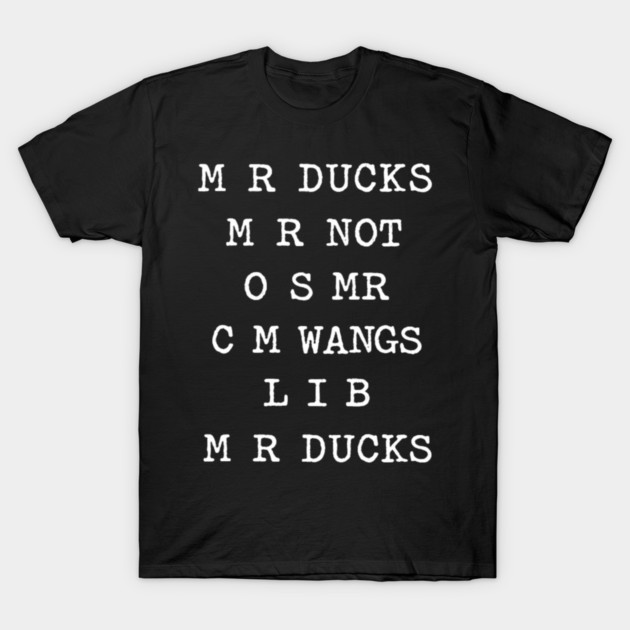 M-R-Ducks-M-R-Not-O-S-M-R-C-M-Wangs-L-I-B-M-R-Ducks - M R Ducks M R Not ...