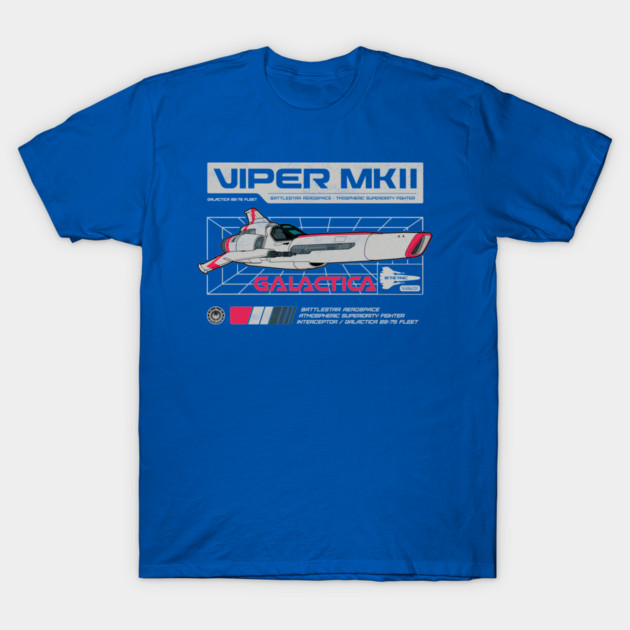 Viper MK2 - Battlestar Galactica - T-Shirt | TeePublic