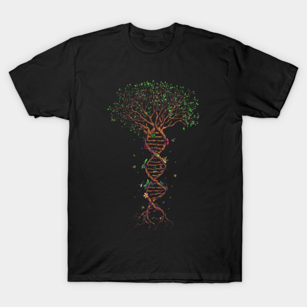 DNA Tree Genetic Tree Life Plant Botanical for Men Women - Dna Tree - T ...