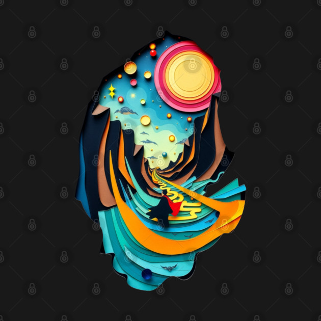 Kirigami Paper Art - Kirigami Paper Art - T-Shirt | TeePublic