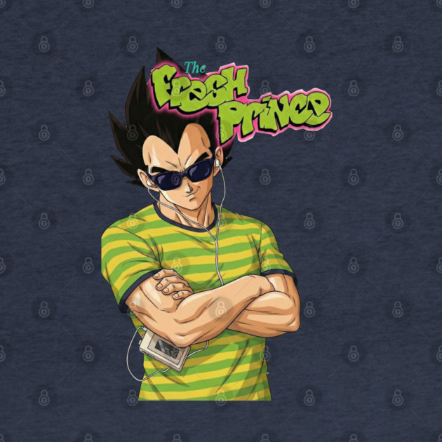Fresh Prince Vegeta - street - Vegeta - T-Shirt | TeePublic